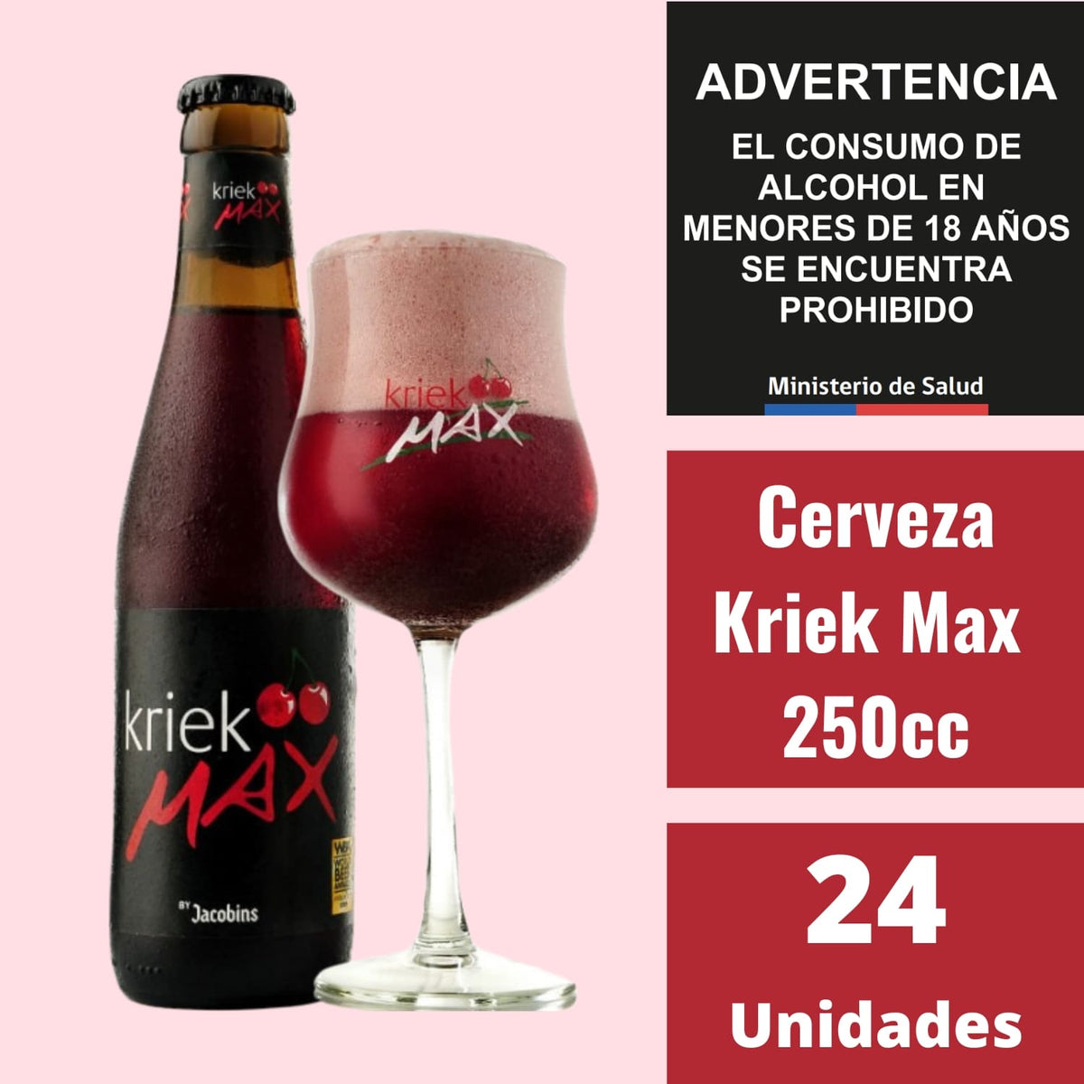 Cerveza Kriek Max - Caja 24 Cervezas – Pacific Investments - Cervezas ...